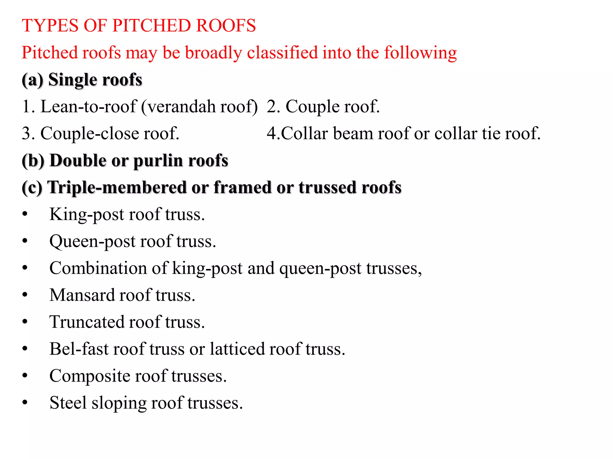 Roof and roof covering | PDF