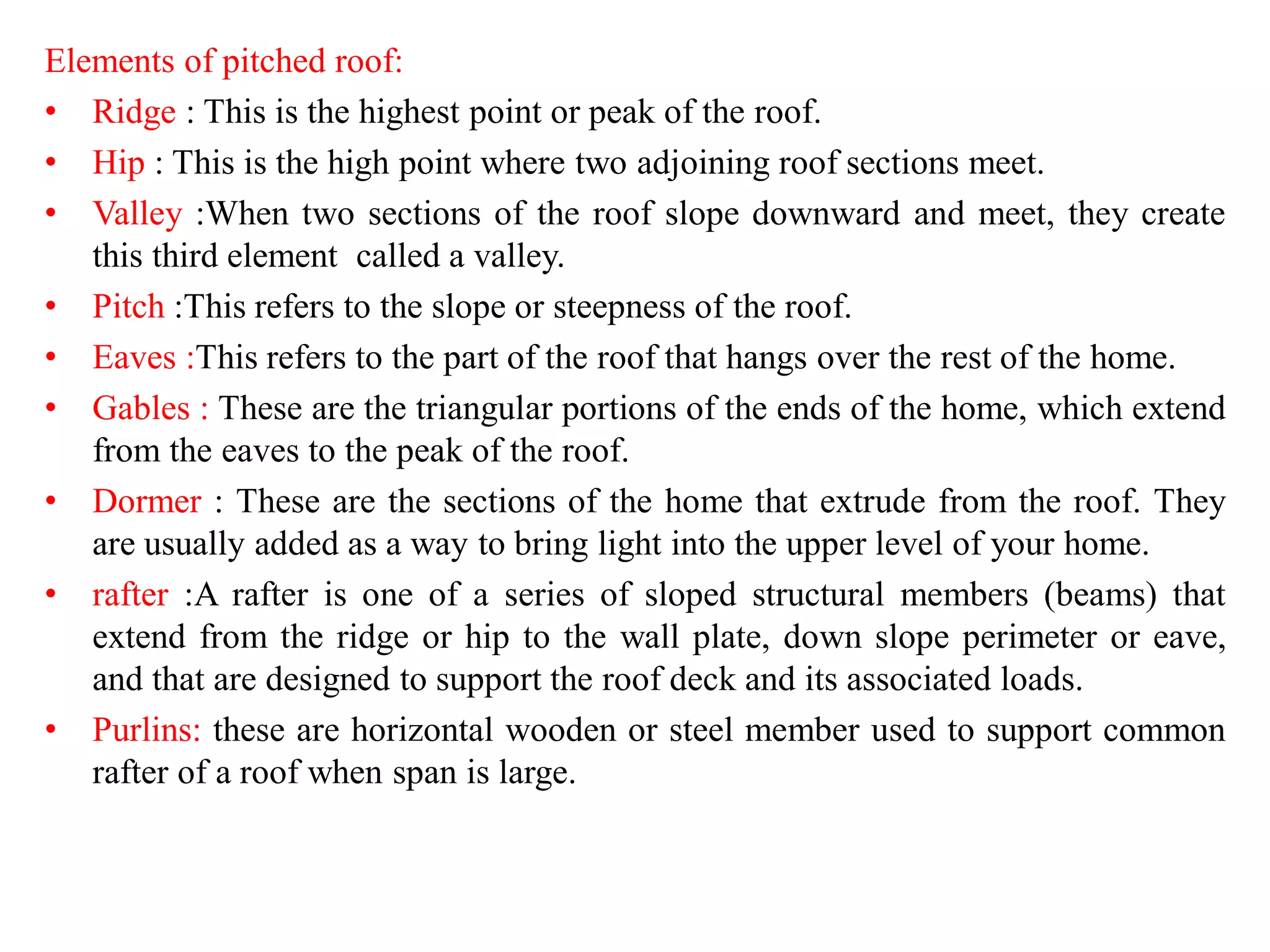 Roof and roof covering | PDF