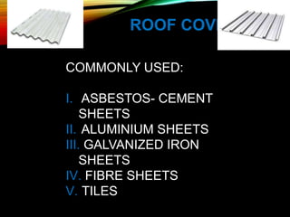 Roof and roof coverings | PPTX