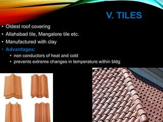 Roof and roof coverings | PPTX
