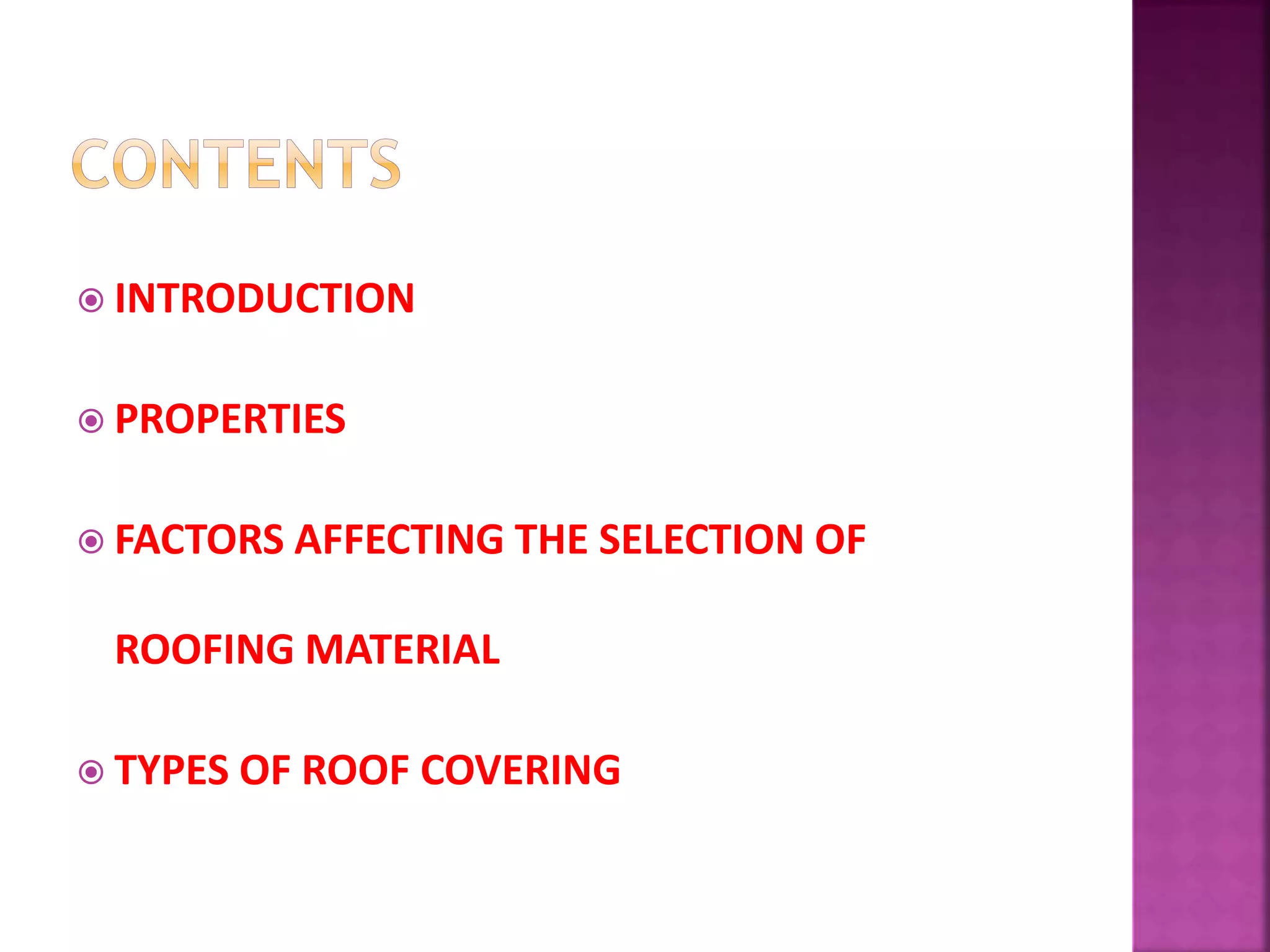 Roofcovering | PPT
