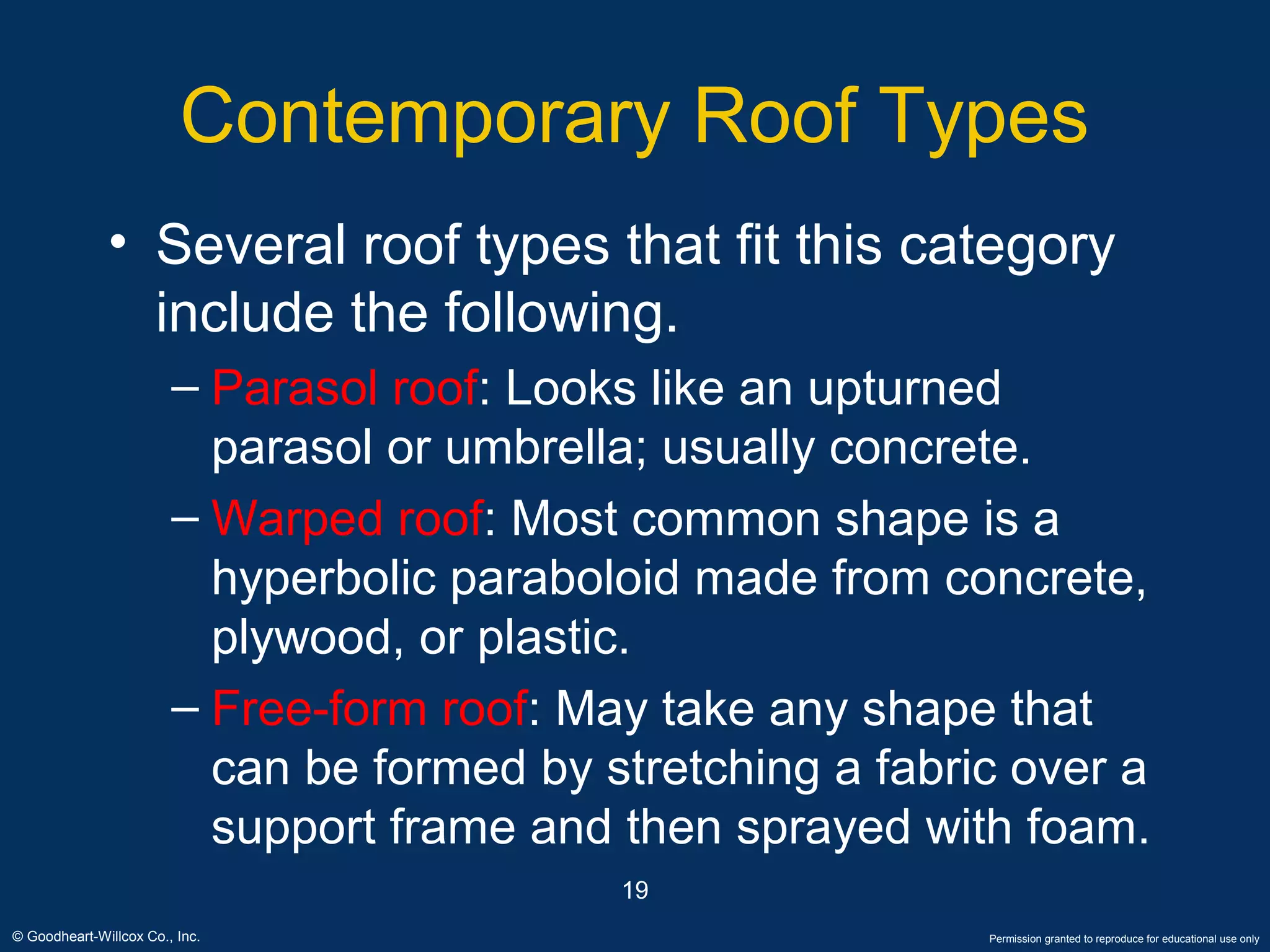 Roof designs and Types of roofs | PPT