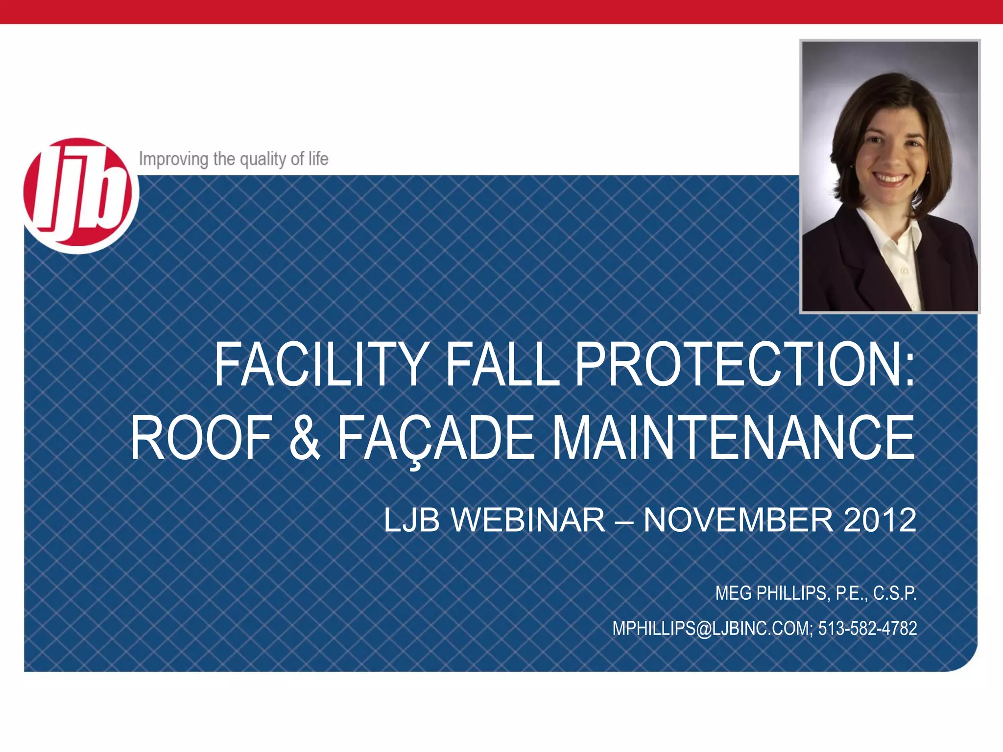 Facility Fall Protection: Roof and Facade Maintenance | PPT