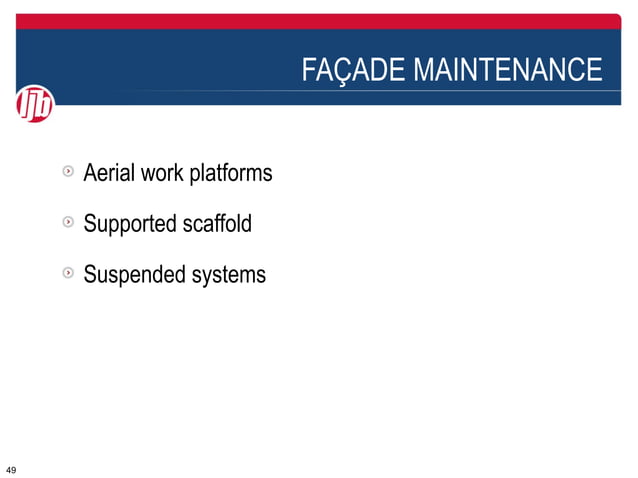 Facility Fall Protection: Roof and Facade Maintenance | PPT