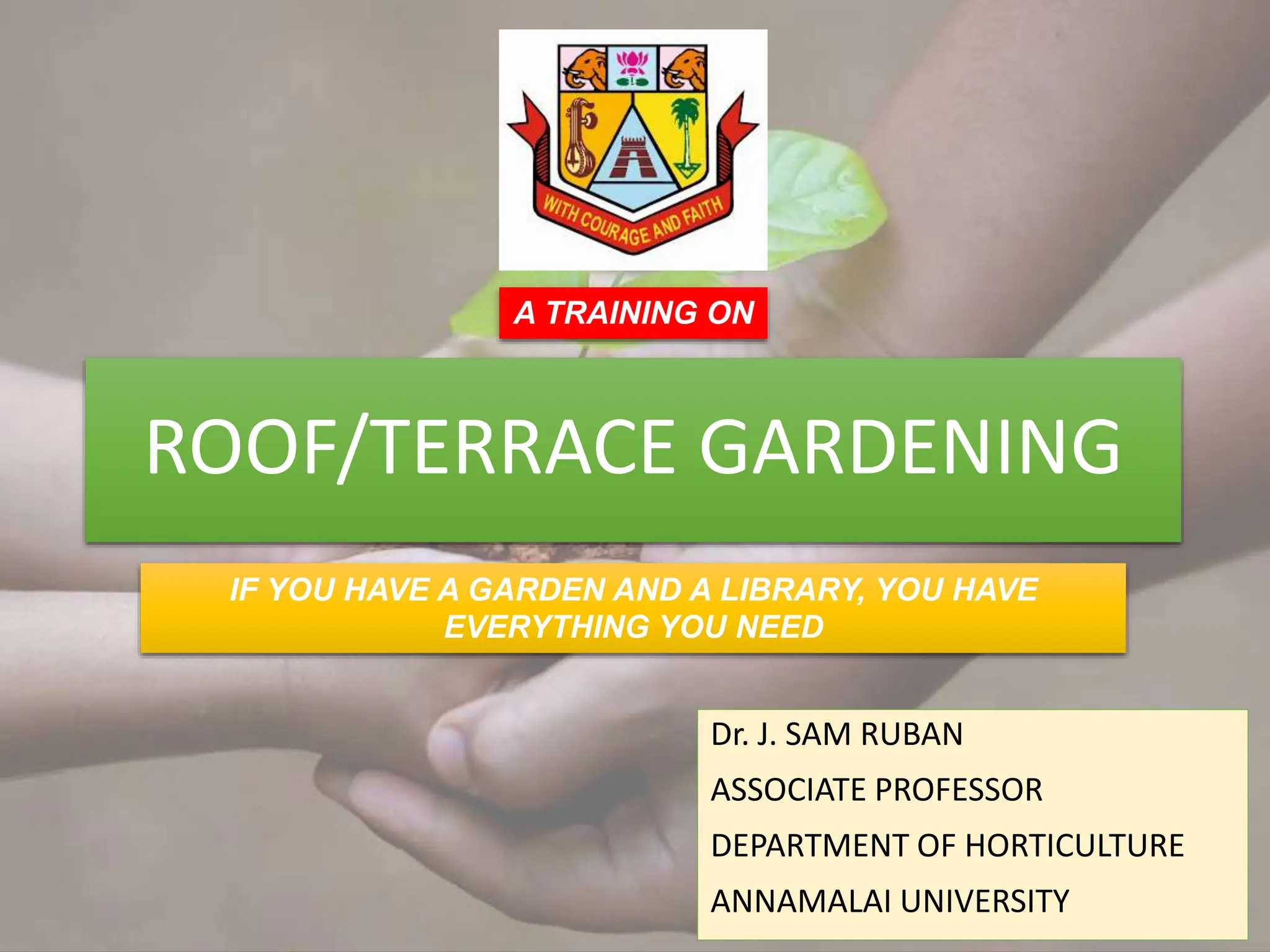 roofgarden and its life................. | PDF