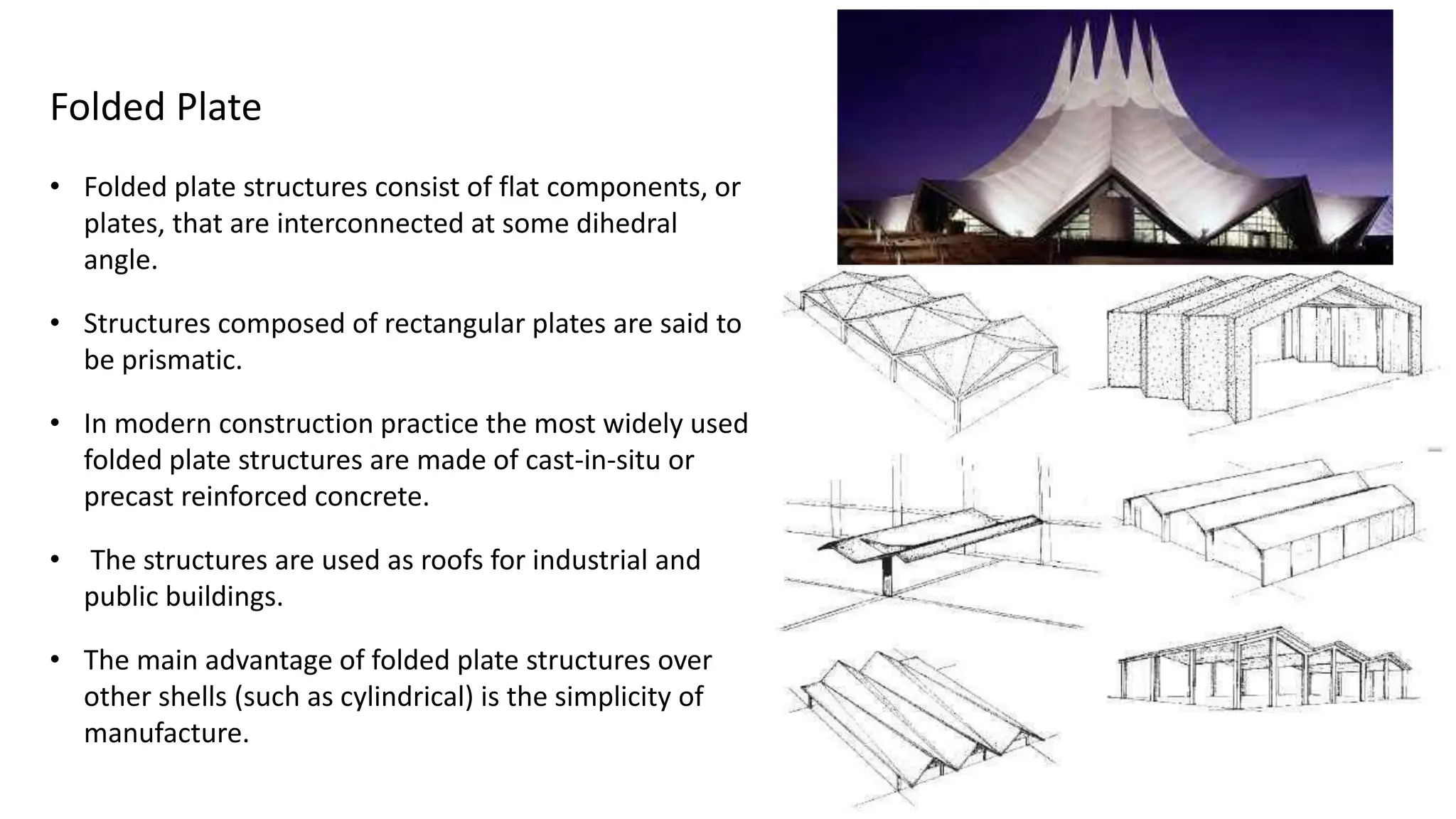 Roofing type including large span structures | PPT