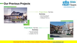 Roofing Service Proposal PowerPoint Presentation Slides | PPT
