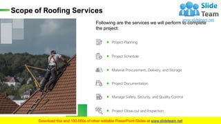 Roofing Service Proposal PowerPoint Presentation Slides | PPT