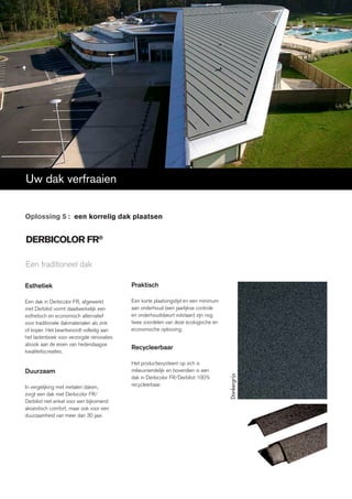 Derbigum - Roofing Solutions | PDF