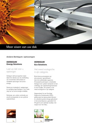 Derbigum - Roofing Solutions | PDF