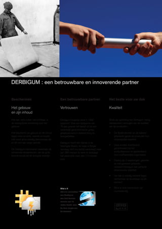 Derbigum - Roofing Solutions | PDF
