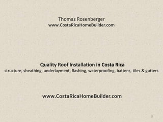Quality Roof Installation in Costa Rica | PPTX