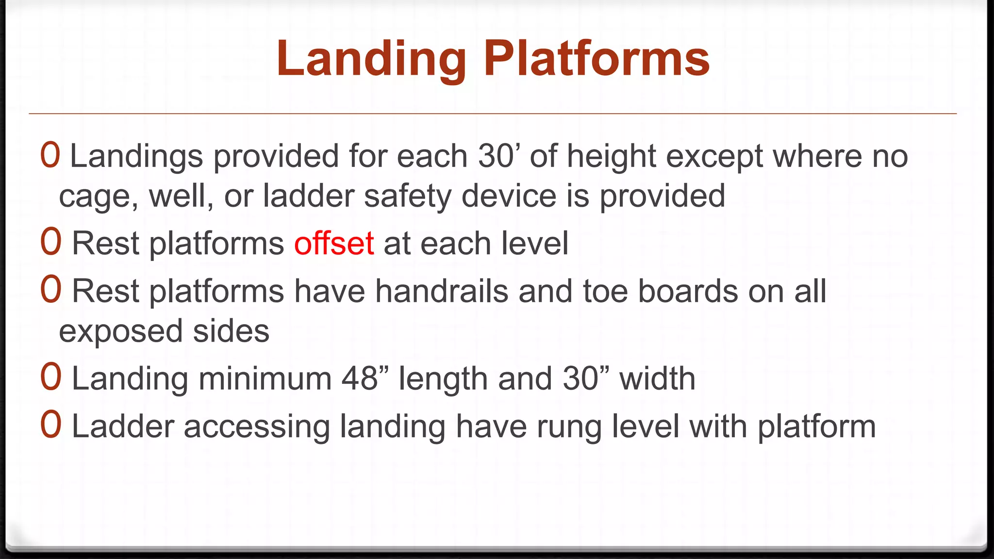 Fixed Ladder - Roof Ladder - Cage Ladder Slide Show | PPTX