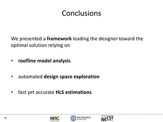 Automated Design Space Exploration and Roofline Analysis for FPGA-based HLS Applications | PPT