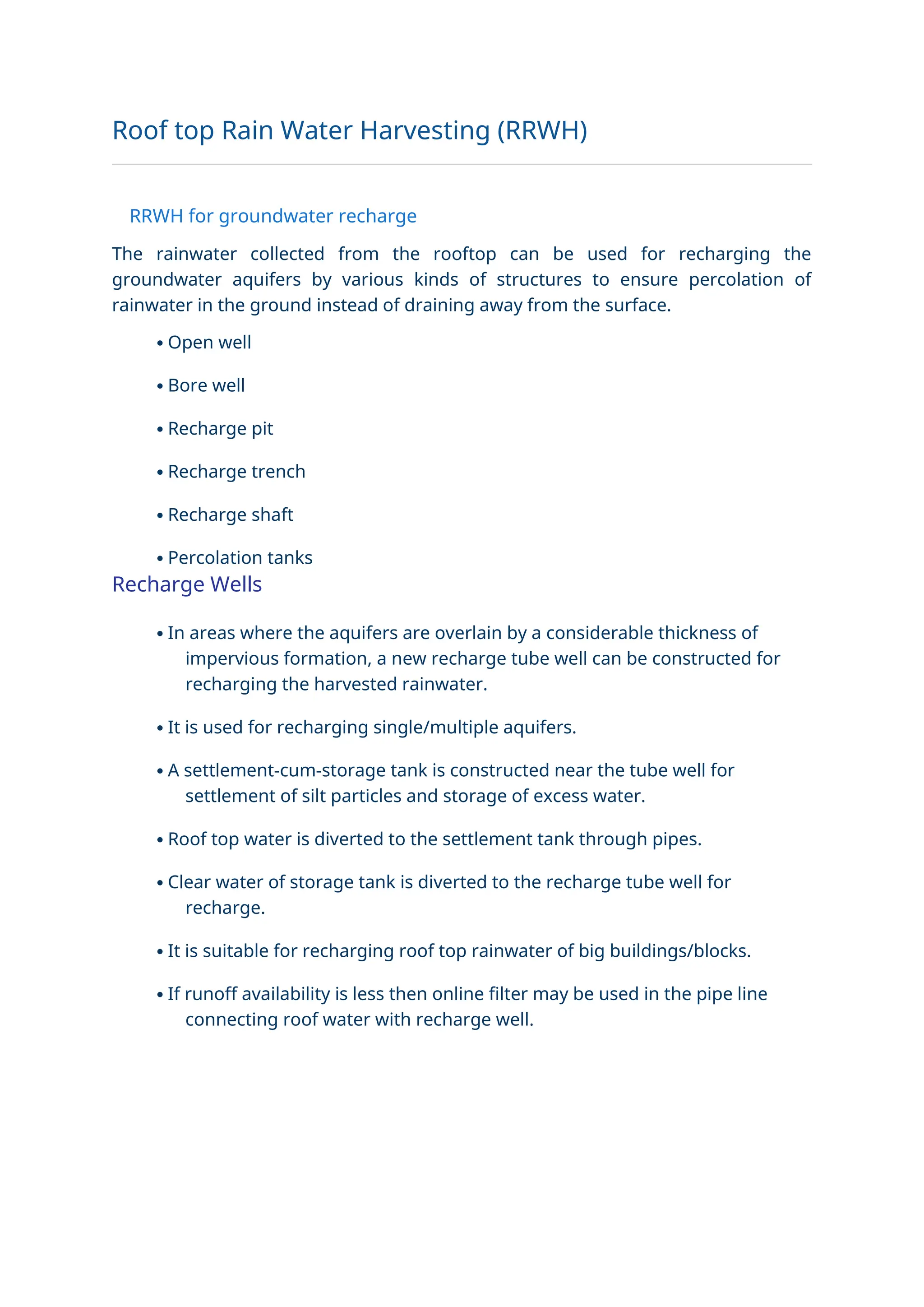 Roof Rain water harvesting to the Borewell method example only.docx
