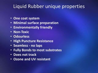 Remedial Rooftop Waterproofing Systems | PPT