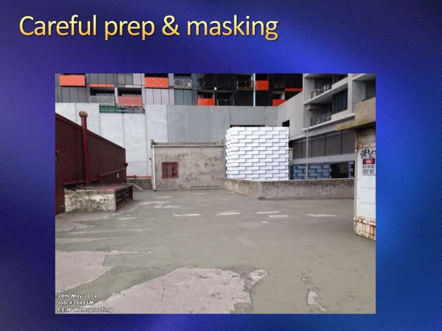Remedial Rooftop Waterproofing Systems | PPT