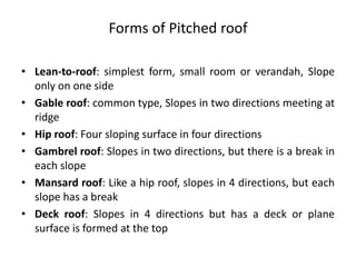 Roofs | PPTX