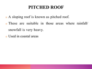 Types of Pitched Roof used in Construction | PDF