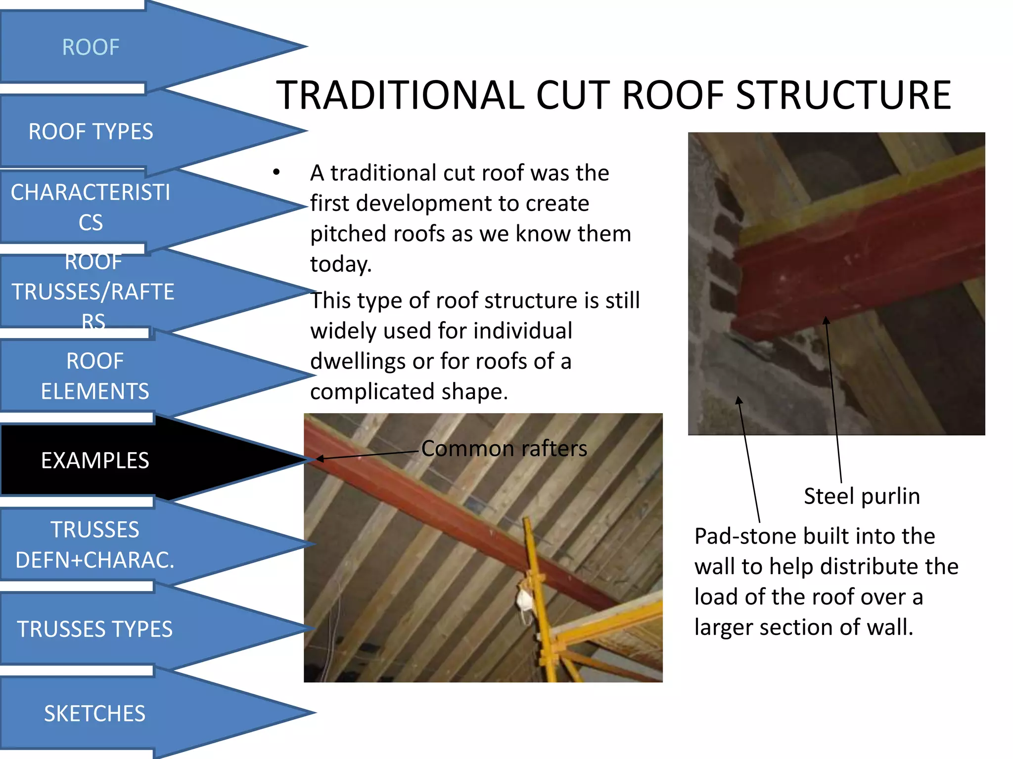 Roofs and truss | PPTX