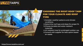 ROOF TARPS ESSENTIAL | PDF