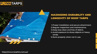 ROOF TARPS ESSENTIAL | PDF