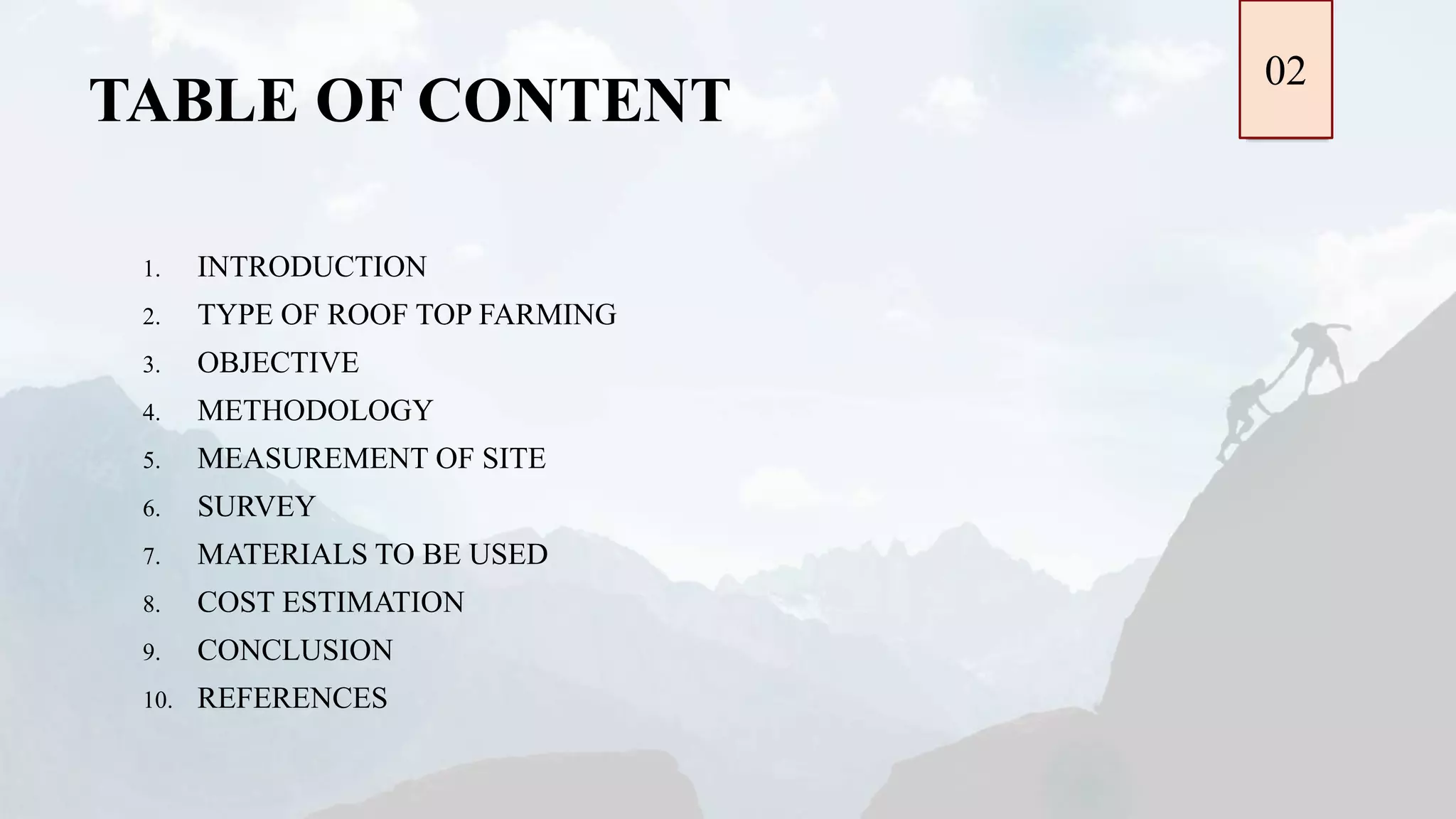 Roof Top Farming | PPTX