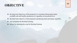 Roof Top Farming | PPTX