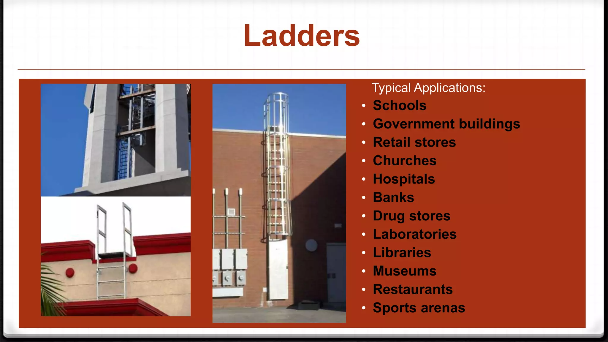 Rooftop Ladders Slide Share | PPTX