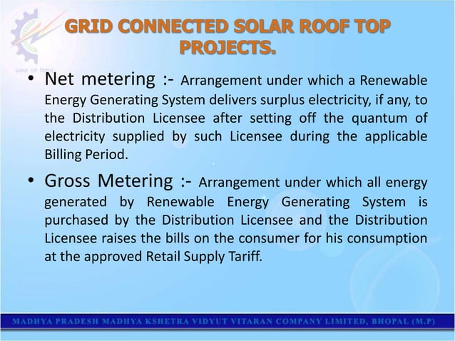 roof top solar for net metering and gross metering.pptx