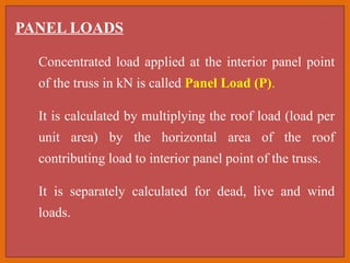 Load Calculations on Roof Truss - Roof Truss Design PPT.pptx
