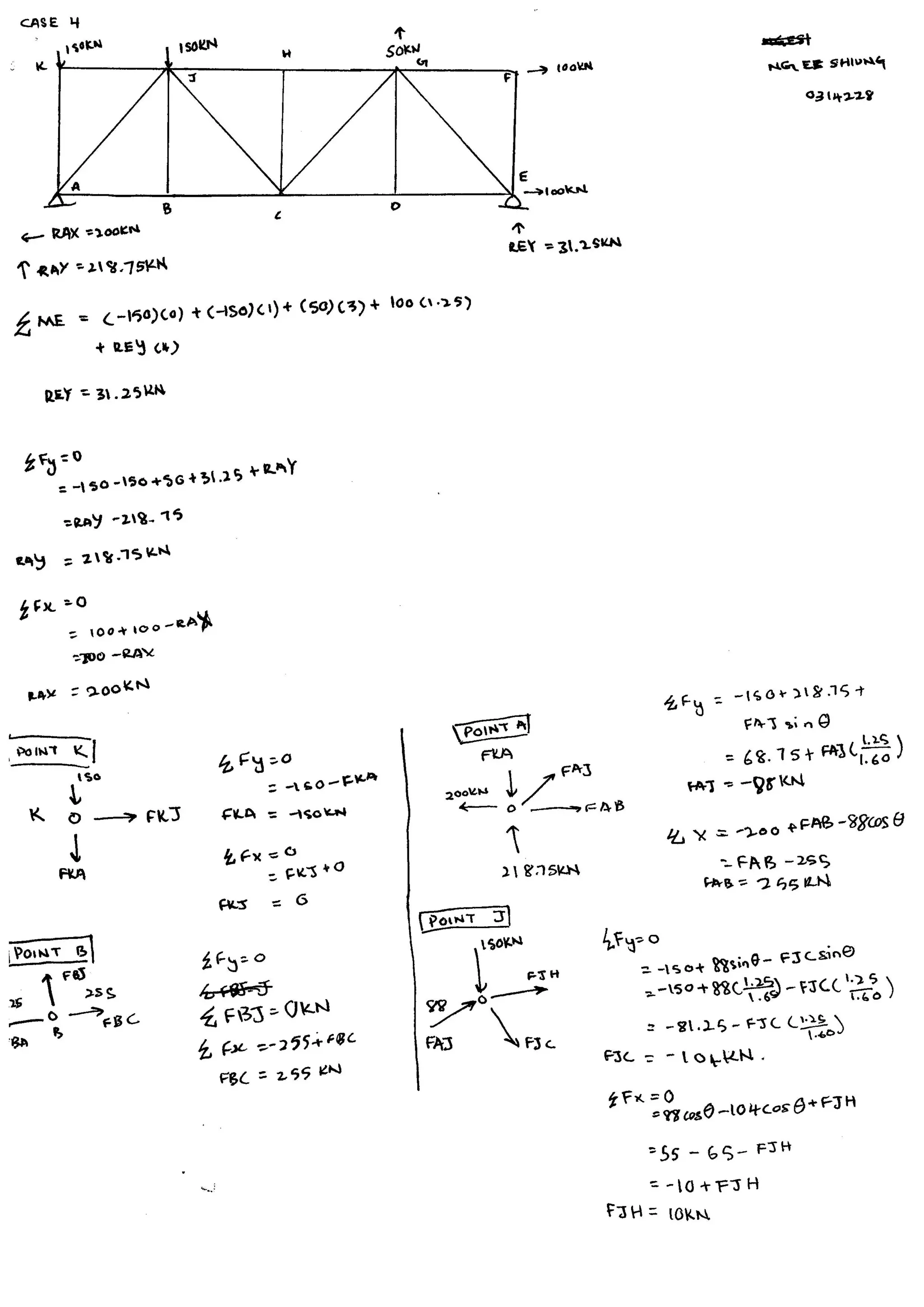 Roof truss system (truss analysis) | PDF