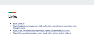 Rook - cloud-native storage | PPT