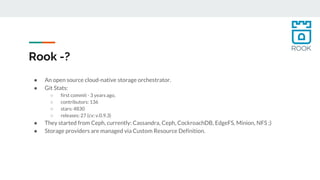 Rook - cloud-native storage | PPT