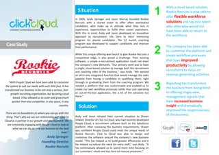 Click to Cloud Case Study featuring Rookie Recruits | PPT