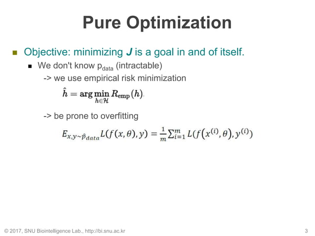 Deep Learning - Optimization Basic | PPT