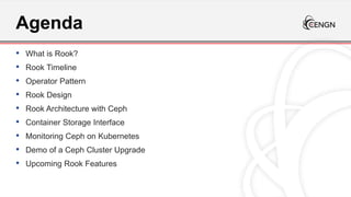 Using Rook to Manage Kubernetes Storage with Ceph | PPTX