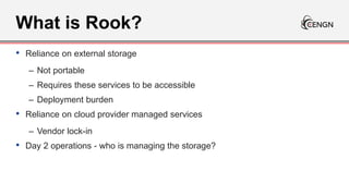 Using Rook to Manage Kubernetes Storage with Ceph | PPTX
