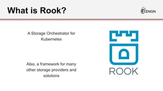 Using Rook to Manage Kubernetes Storage with Ceph | PPTX