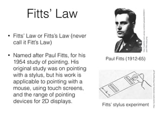 Fitts' Law | PDF