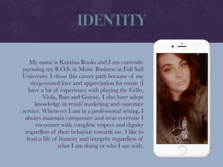 Kristina Rooks' Personal Brand Project | PPT