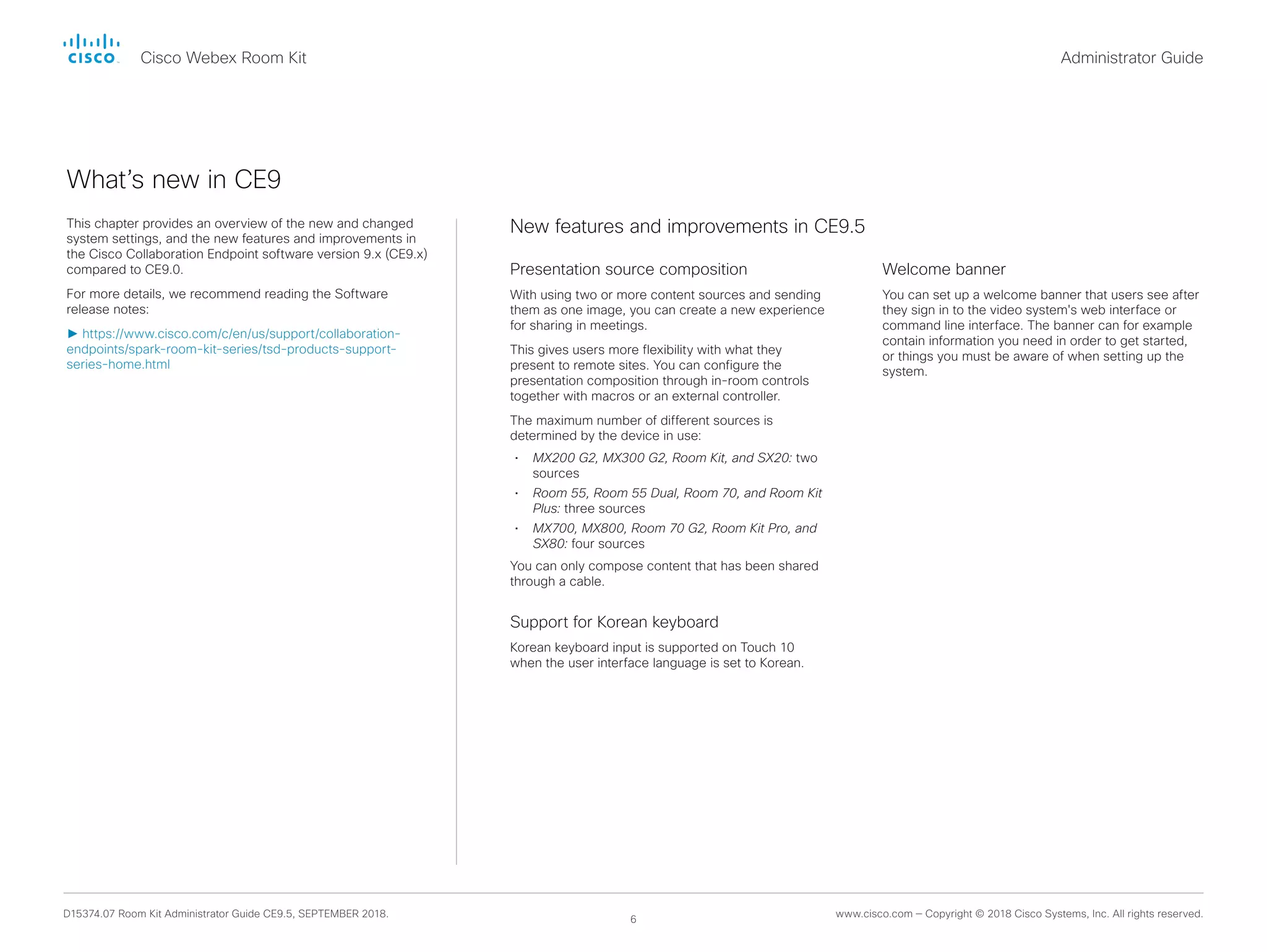 Room kit-administrator-guide-ce95 | PDF