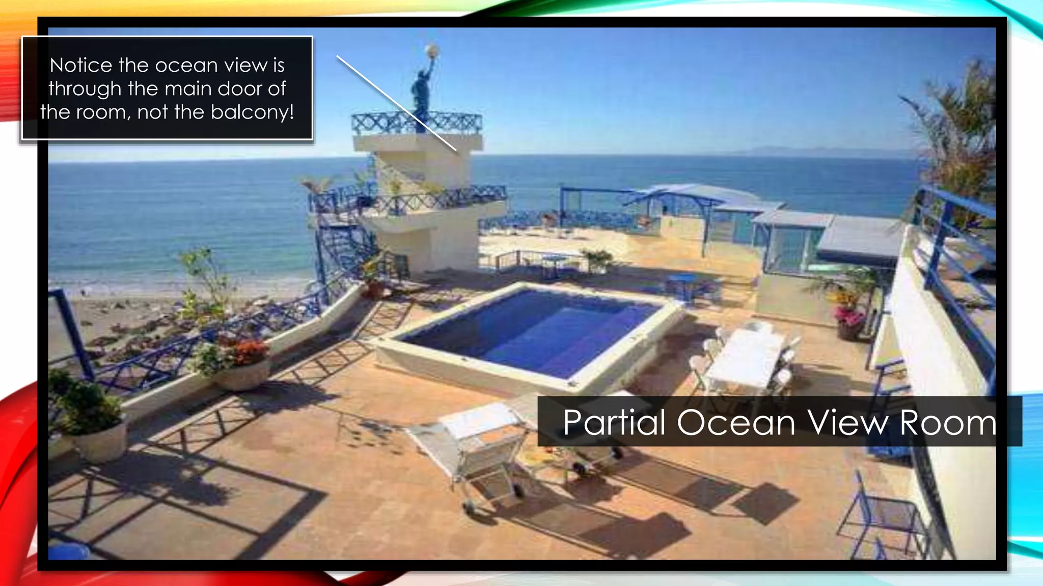 Room Types - Partial Ocean View vs Oceanview vs Ocean Front | PPTX