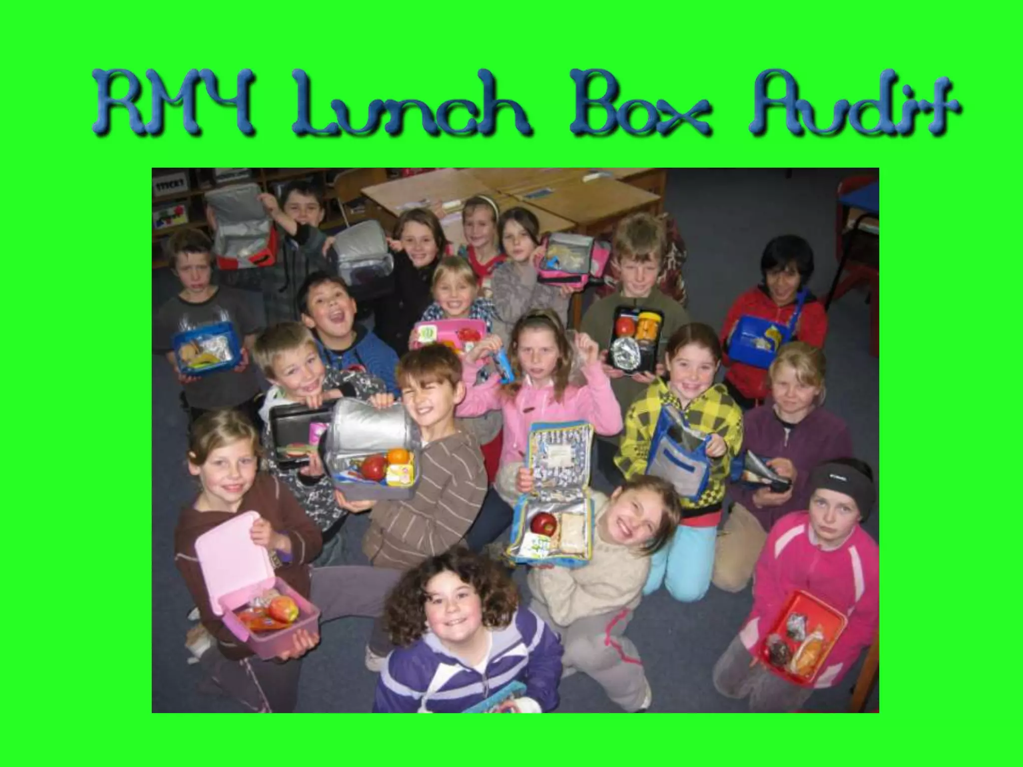 Room 4 Lunch Box Audit | PPTX