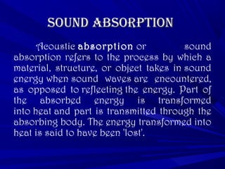 Room acoustics | PPT