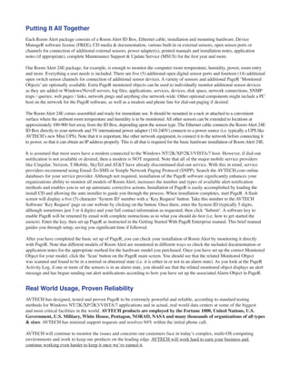 Room alert introduction | PDF