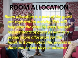 Room Allocation In Hospitality Industry And Catering Management | PPTX