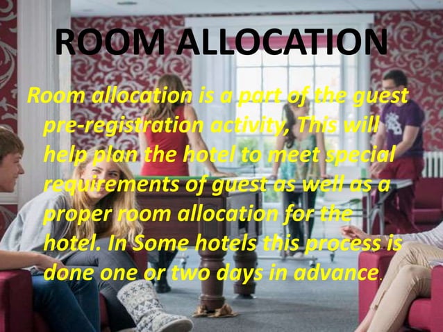 Room Allocation In Hospitality Industry And Catering Management | PPTX ...