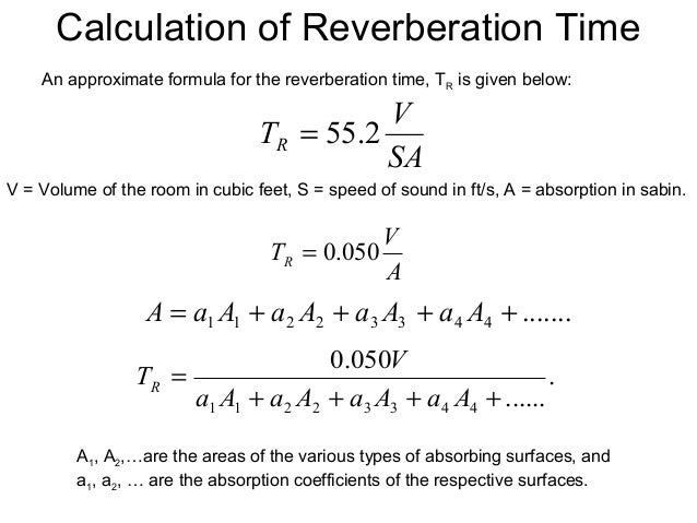 Room and auditorium acoustics