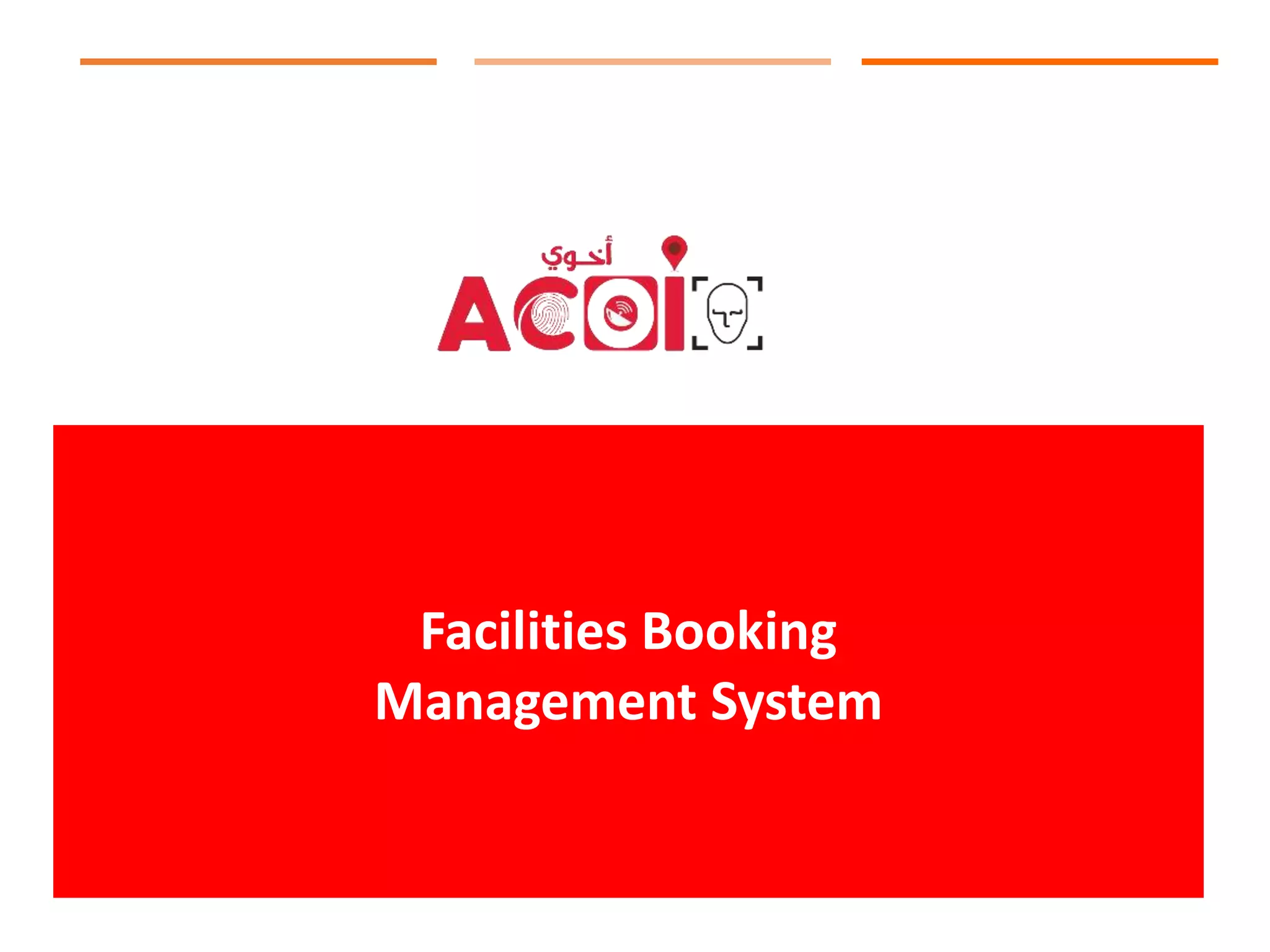 Room and facility booking system | PPTX